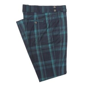 Chiragh Apparel | Pants | Mens Gurkha Pants Navy Blue Green Plaid Wool ...